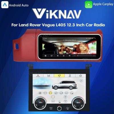 中国 Viknav 12.3 インチタッチスクリーン カーラジオとAC ランドローバー レンジローバー ヴォーグ L405 2013-2017 マルチメディアプレーヤー GPSナビゲーションヘッドユニット (レッド オール) 販売のため