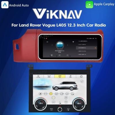 中国 Viknav 12.3 インチタッチスクリーン カーラジオとAC ランドローバー レンジローバー ヴォーグ L405 2013-2017 マルチメディアプレーヤー GPSナビゲーションヘッドユニット (レッド オール) 販売のため