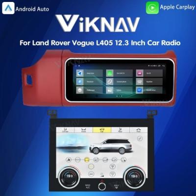 中国 Viknav 12.3 インチタッチスクリーン カーラジオとAC ランドローバー レンジローバー ヴォーグ L405 2013-2017 マルチメディアプレーヤー GPSナビゲーションヘッドユニット (レッド オール) 販売のため