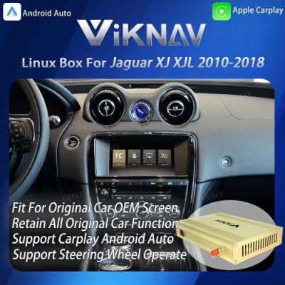 中国 ワイヤレスカープレイ付きのジャガー XJ XJL 2010-2018用のViknav Linuxインターフェースボックス 販売のため