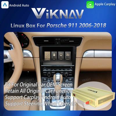 China Viknav Linux Interface Box voor Porsche 911 2006-2018 met Draadloze CarPlay Te koop