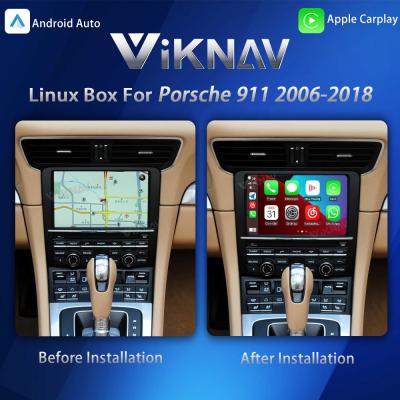 China Viknav Linux Interface Box voor Porsche 911 2006-2018 met Draadloze CarPlay Te koop