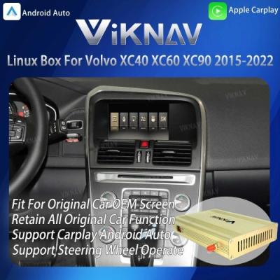 China ViKNAV Linux Interface Box voor Volvo XC40 XC60 XC90 2015-2022 met Draadloze CarPlay Te koop