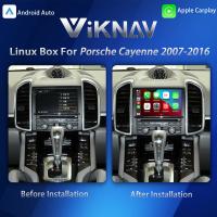 China Viknav Linux Interface Box for Porsche Cayenne 2007-2016 with 2GB RAM Wireless CarPlay Android Auto for sale