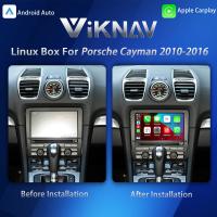 China ViKNAV Linux Interface Box for Porsche Cayman 2010-2016 with 2GB RAM Wireless CarPlay Android Auto for sale
