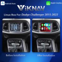 China Viknav Linux Interface Box for Dodge Challenger 2015-2022 with 2GB RAM Wireless CarPlay Android Auto for sale