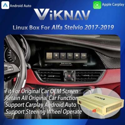 China Viknav Linux Interface Box para Alfa Stelvio 2017-2019 Wireless CarPlay Android Auto à venda