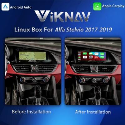 China Viknav Linux Interface Box para Alfa Stelvio 2017-2019 Wireless CarPlay Android Auto à venda