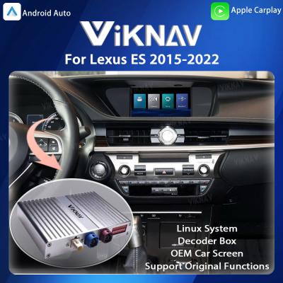 Cina Sistema Linux Viknav per Lexus ES 2015-2022 con Wireless CarPlay Android Auto in vendita
