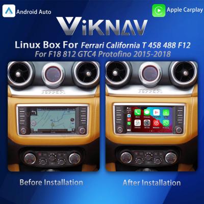 China Viknav Linux Interface Box voor Ferrari 2015-2018 Draadloze CarPlay Android Auto Te koop