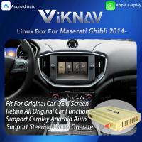 China Viknav Linux Interface Box for Maserati Ghibli 2014 Wireless CarPlay Android Auto 2GB RAM for sale