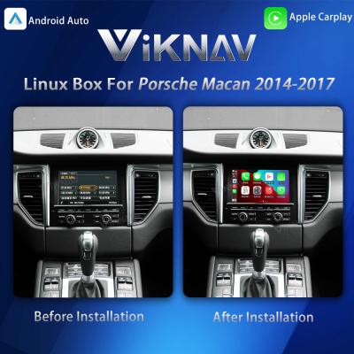 中国 ワイヤレスカープレイ付きのポルシェマカン 2014-2017用のViknav Linuxインターフェースボックス 販売のため