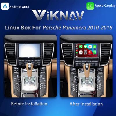 중국 무선 CarPlay가 탑재된 포르쉐 파나메라 2010-2016용 Viknav Linux 인터페이스 박스 판매용