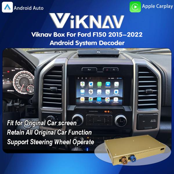 Quality Viknav Android system decoder Box for Ford F150 2015-2022 Only Support Original Car Screen for sale