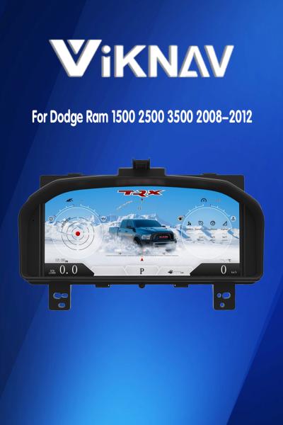 Quality VIKNAV Digital Cluster Car Speed Meter For Dodge Ram 1500 2500 3500 2008-2012 for sale
