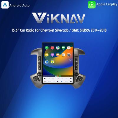 China VIKNAV 15,6'' Autoradio für Chevrolet Silverado / GMC SIERRA 2014-2018 (Silber) zu verkaufen
