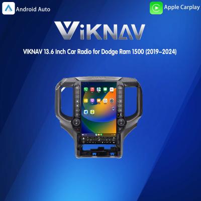Cina VIKNAV 13,6 pollici Car Radio per Dodge Ram 1500 (2019-2024) Stereo Aftermarket Carplay Android Head Unit in vendita