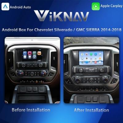 Cina Viknav Aggiornamento Android Box per Chevrolet Silverado / GMC SIERRA 2014-2018 Wireless Carplay Touch Screen GPS Navigazione Lettore Multimediale Autoradio (OEM 8 Pollici) in vendita