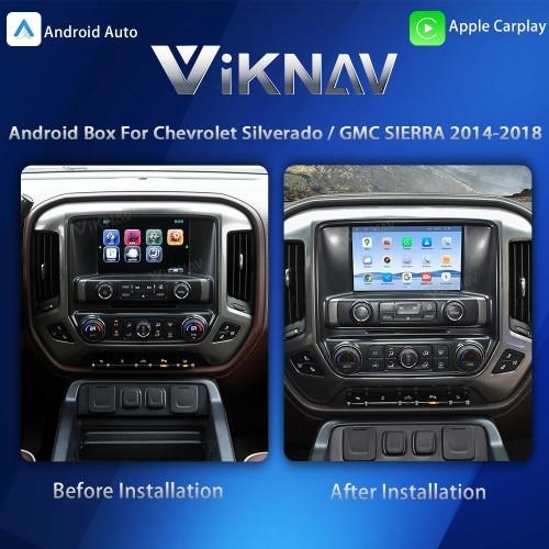 Quality Viknav Upgrade Android Box For Chevrolet Silverado / GMC SIERRA 2014-2018 for sale