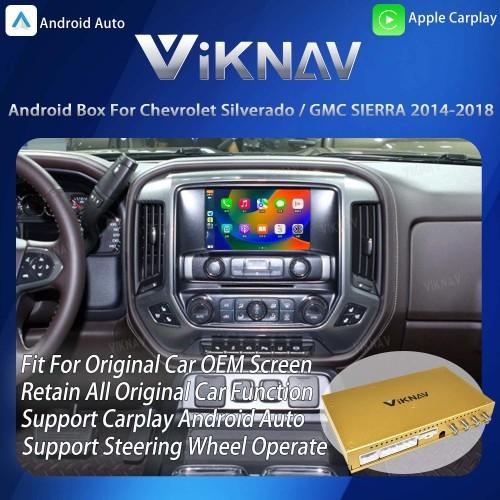 Quality Viknav Upgrade Android Box For Chevrolet Silverado / GMC SIERRA 2014-2018 for sale