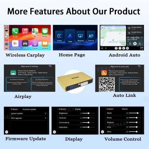 Quality Linux Interface Box for Dodge Challenger 2015-2022 with Wireless Android Auto for sale