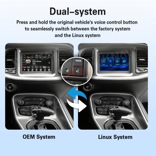 Quality Linux Interface Box for Dodge Challenger 2015-2022 with Wireless Android Auto for sale