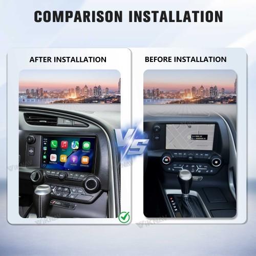 Quality Viknav Linux Interface Box for Chevrolet Corvette C7 2013-2019 Wireless CarPlay for sale