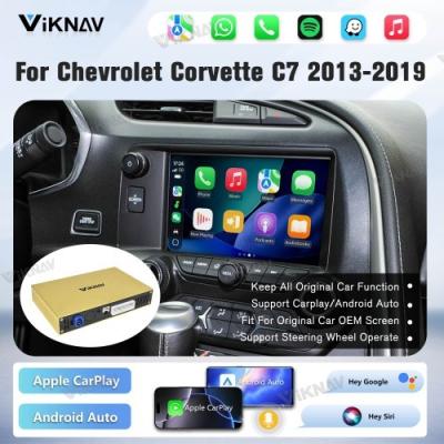 China Viknav Linux Interface Box for Chevrolet Corvette C7 2013-2019 Wireless CarPlay Decoder Android Auto GPS Navigatipn Original Car Radio Screen for sale