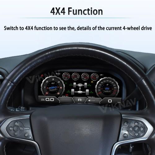 Quality Viknav 13 Inch Car Digital Cluster For Chevrolet Silverado GMC SIERRA 2014-2018 for sale