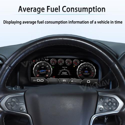 Quality Viknav 13 Inch Car Digital Cluster For Chevrolet Silverado GMC SIERRA 2014-2018 for sale