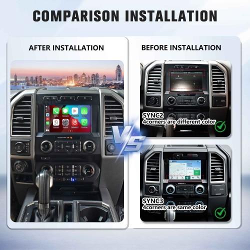 Quality Viknav Android system decoder Box for Ford F150 2015-2022 Only Support Original for sale
