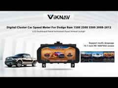 Viknav Digital Cluster Car Speed Meter For Dodge Ram 1500 2500 3500 2008-2012 LCD Virtual Cockpit