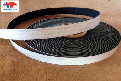 China Industrial Strength 6 Inch Hook And Loop Fastener Tape Black With Glued for sale
