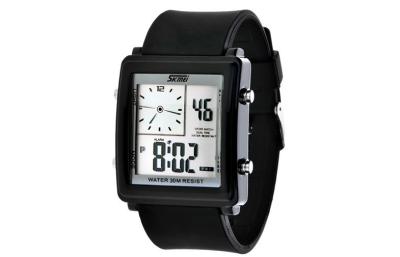 Cina Orologio doppio rosso di SPL di tempo dell'esposizione di LED dell'orologio di Digital del silicone per la ragazza in vendita