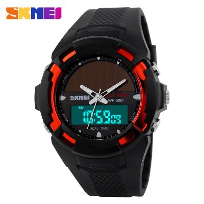 Cina Orologi doppi di scossa del quarzo di Digital di sport all'aperto di energia solare di tempo in vendita