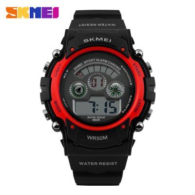 Cina Caso rosso 44MM di EL della parte posteriore dell'orologio sportivo multifunzionale variopinto della luce per unisex in vendita