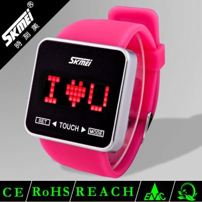 Cina Orologi di Digital del touch screen del silicone in vendita