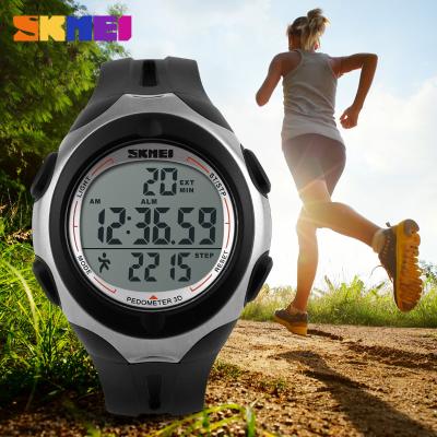 Cina orologio multifunzionale impermeabile di sport di 30m con il contatore di operazioni successive della luce della parte posteriore di EL in vendita