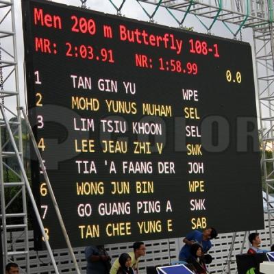Cina Schermo all'aperto locativo di alta risoluzione di P10mm RGB LED per gli eventi di sport dello stadio in vendita