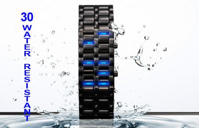 中国 防水 LED デジタル腕時計、人の鉄の武士の腕時計 販売のため