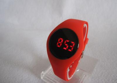 Cina Orologi freschi d'avanguardia rossi di Digital del touch screen del silicone per le donne in vendita