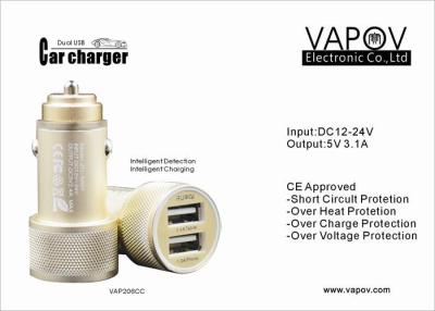 Cina Il CE ha approvato il caricatore doppio dell'automobile di 3.1A USB 3.1A per iPhone6, iPad ed il telefono di androide in vendita