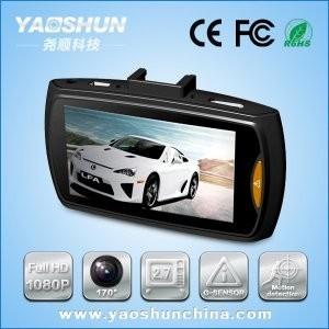 Cina Automobile doppia DVR della macchina fotografica di Digital di sorveglianza con il video del ciclo, a 2.7 pollici, Russo di sostegno in vendita