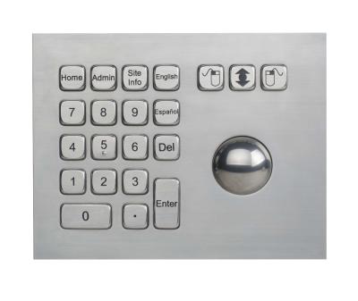 Cina Interfaccia di USB del topo del dispositivo di puntamento della sfera rotante dell'acciaio inossidabile IP65 304 in vendita