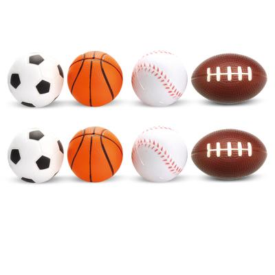 China Mini PU Foam Stress Relief Balls Sponge Customized Color For Kids Play for sale
