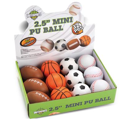 China Promotion Mini Sport PU Stress Ball Round Shape Release Pressure Toy for sale
