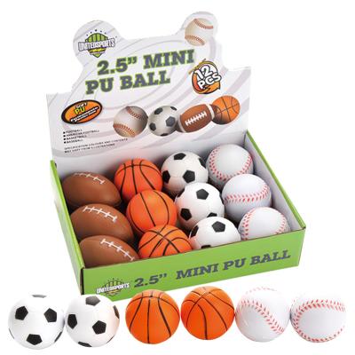 Cina Kids And Adults Football Stress Ball Custom Logo Printed PU Basketball Toy in vendita