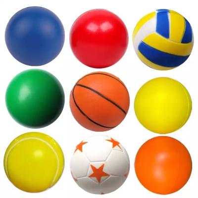 Cina Custom PU Foam Ball , Pressure Relief Anti Stress Ball With Logo in vendita