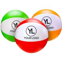 China Recycled Custom Inflatable PVC Beach Ball Antiburst Odorless for sale