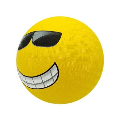 Cina Riutilizzabile multifunzionale antisdrucciolevole di Smiley Face Rubber Bounce Ball in vendita